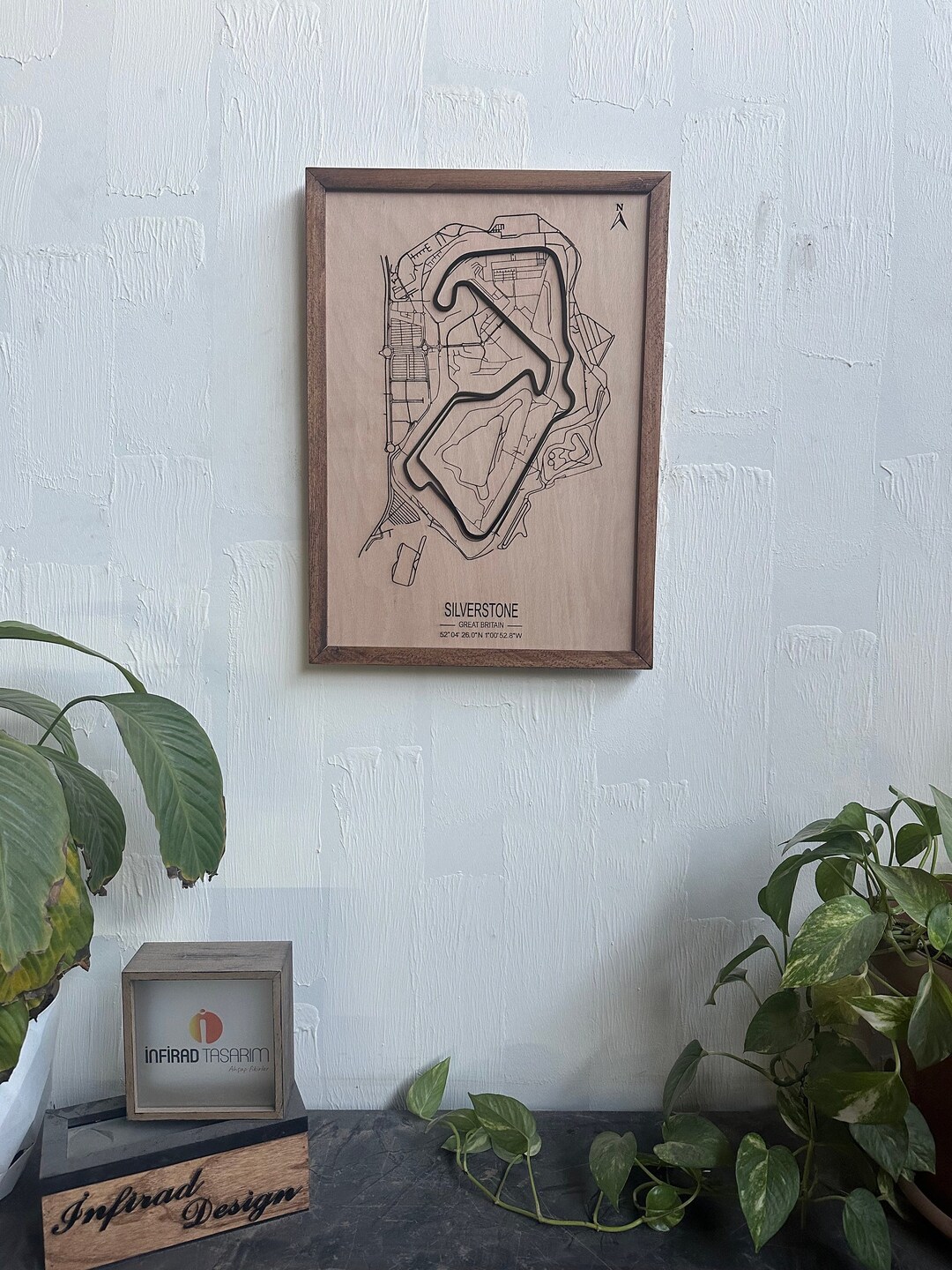 SILVERSTONE Wooden Wall Art | Grand Prix De Monaco Formula 1 | Laser ...