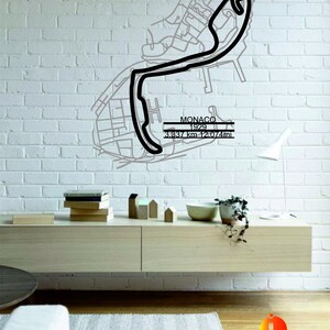 Circuit De Monaco Metal Wall Art - Etsy