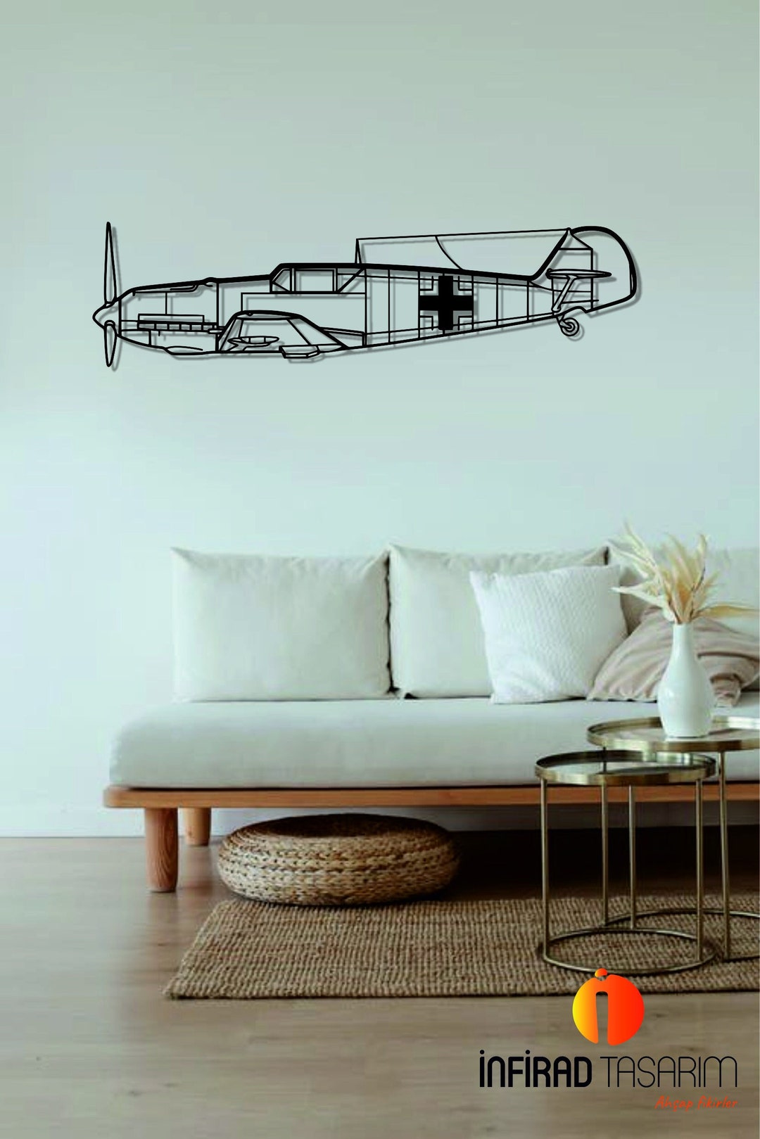 BF109 Airplanes Metal Wall Art | Airplanes Wall Art | Airplanes Home ...