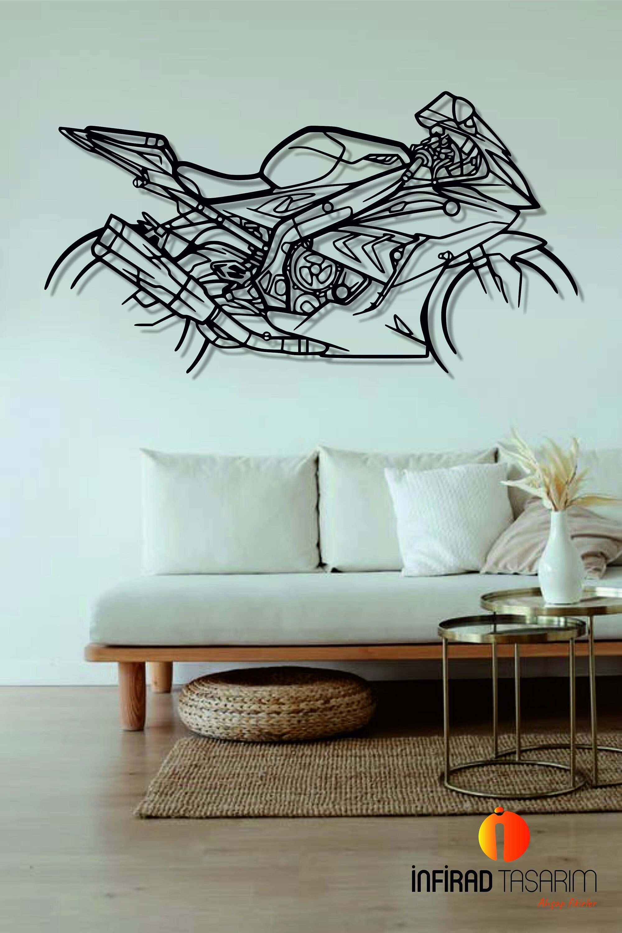 Motor Metal Wall Art | Motorcycle Wall Decor | Custom Motorcycle Wall ...