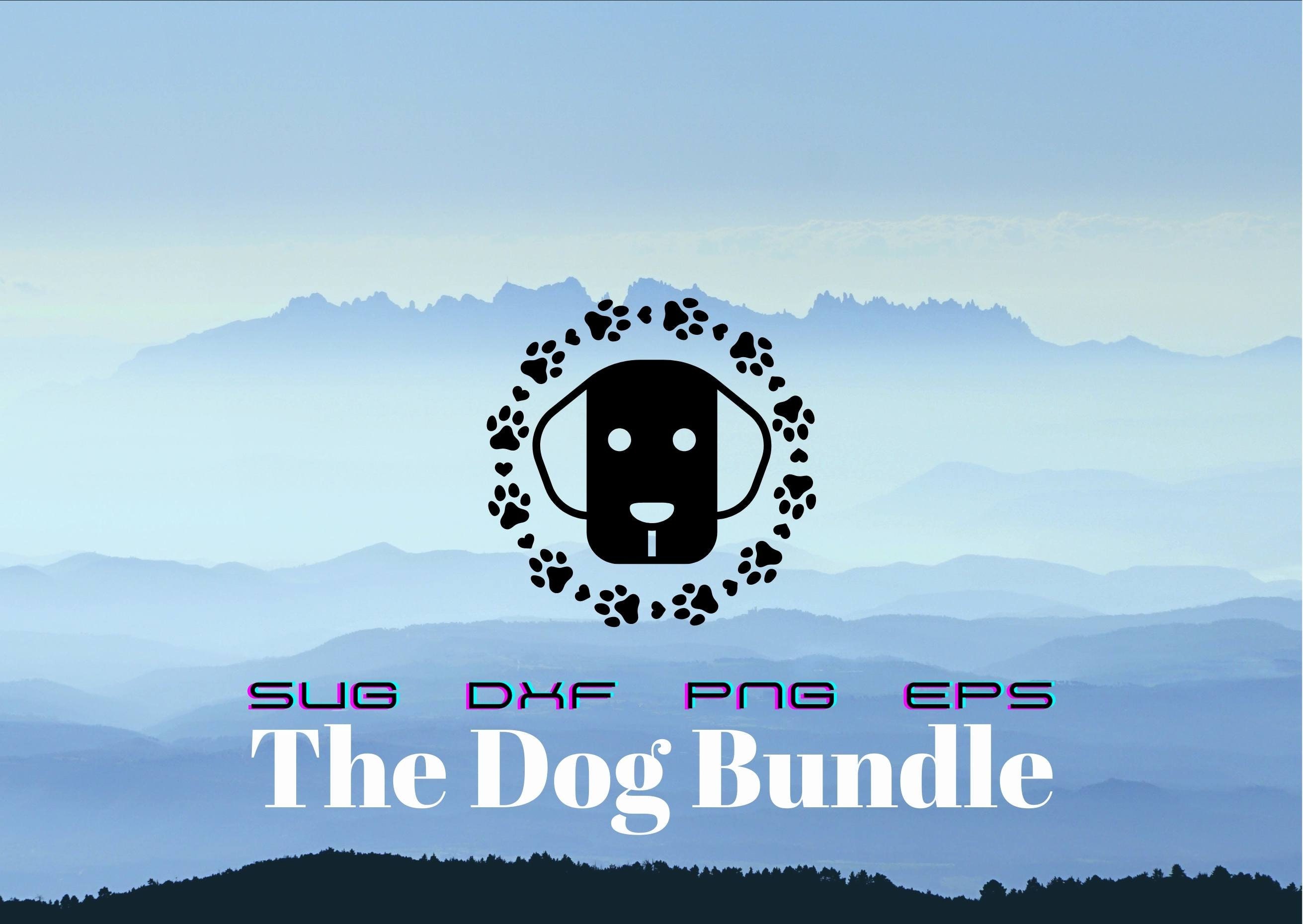 Dog Svg Bundle, Bone Svg, Dog Paw Svg, Files for Cricut, Silhouette Svg ...