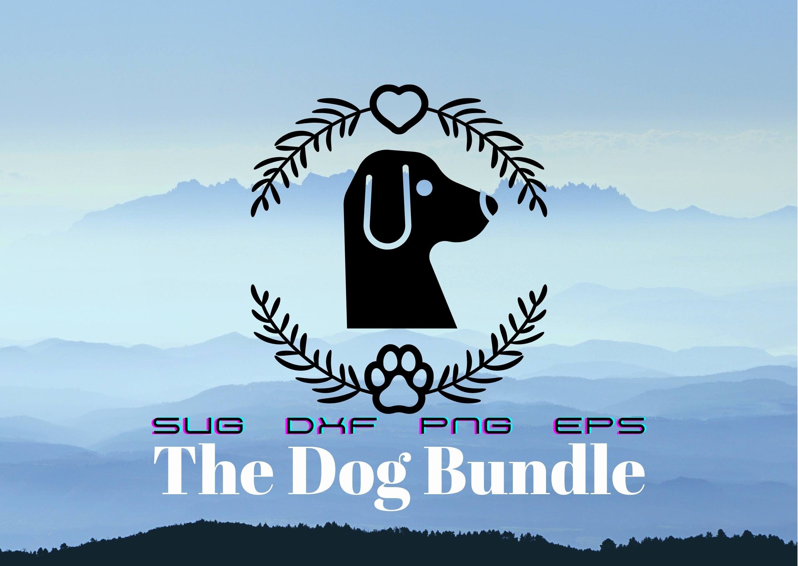 Dog Svg Bundle, Bone Svg, Dog Paw Svg, Files for Cricut, Silhouette Svg ...