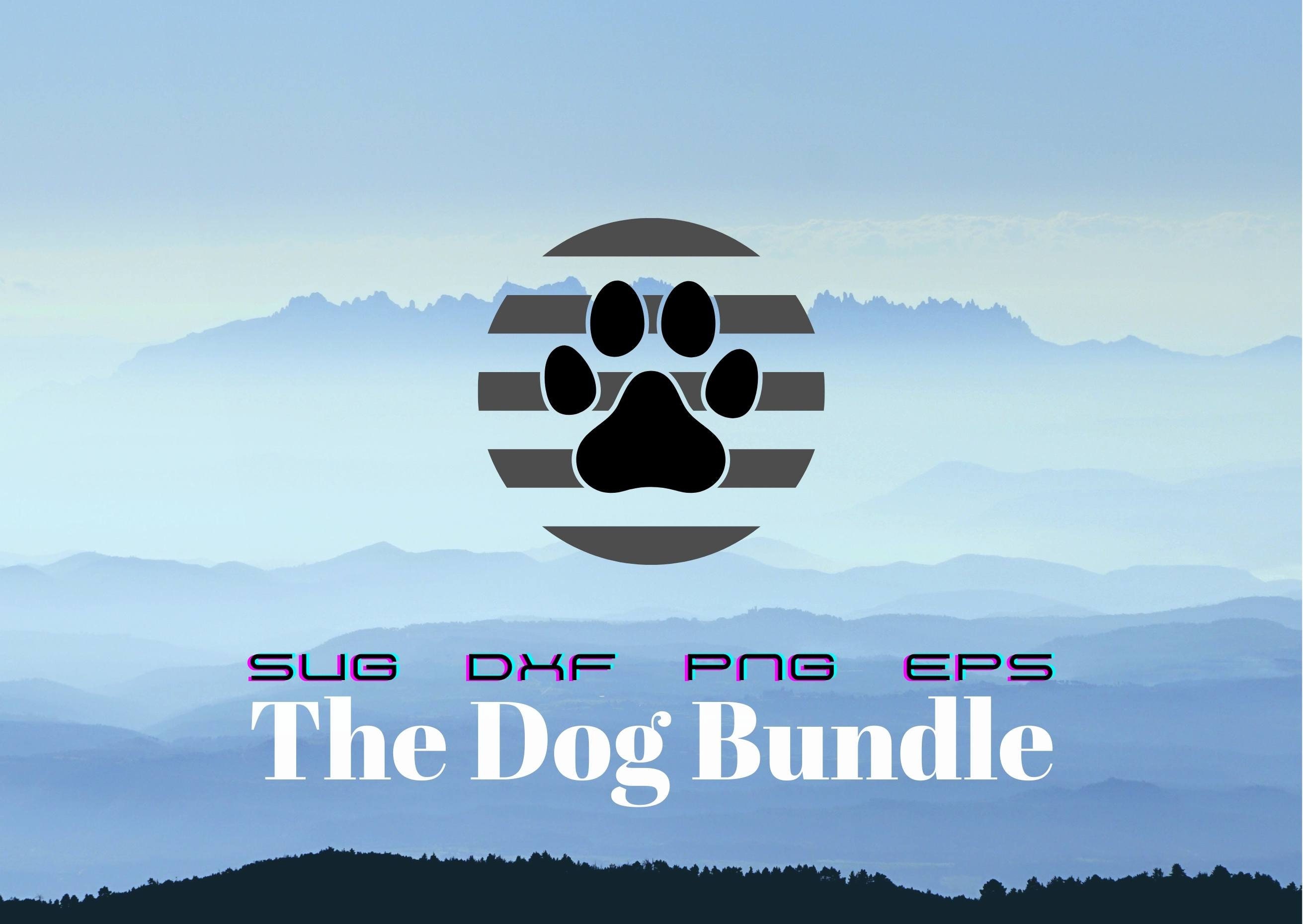 Dog Svg Bundle, Bone Svg, Dog Paw Svg, Files for Cricut, Silhouette Svg ...