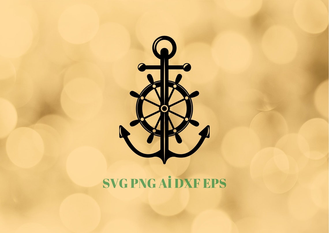 Sailor Decor Svg, Rudder Svg, Anchor Svg, Boat Svg, Valentines Day Svg ...