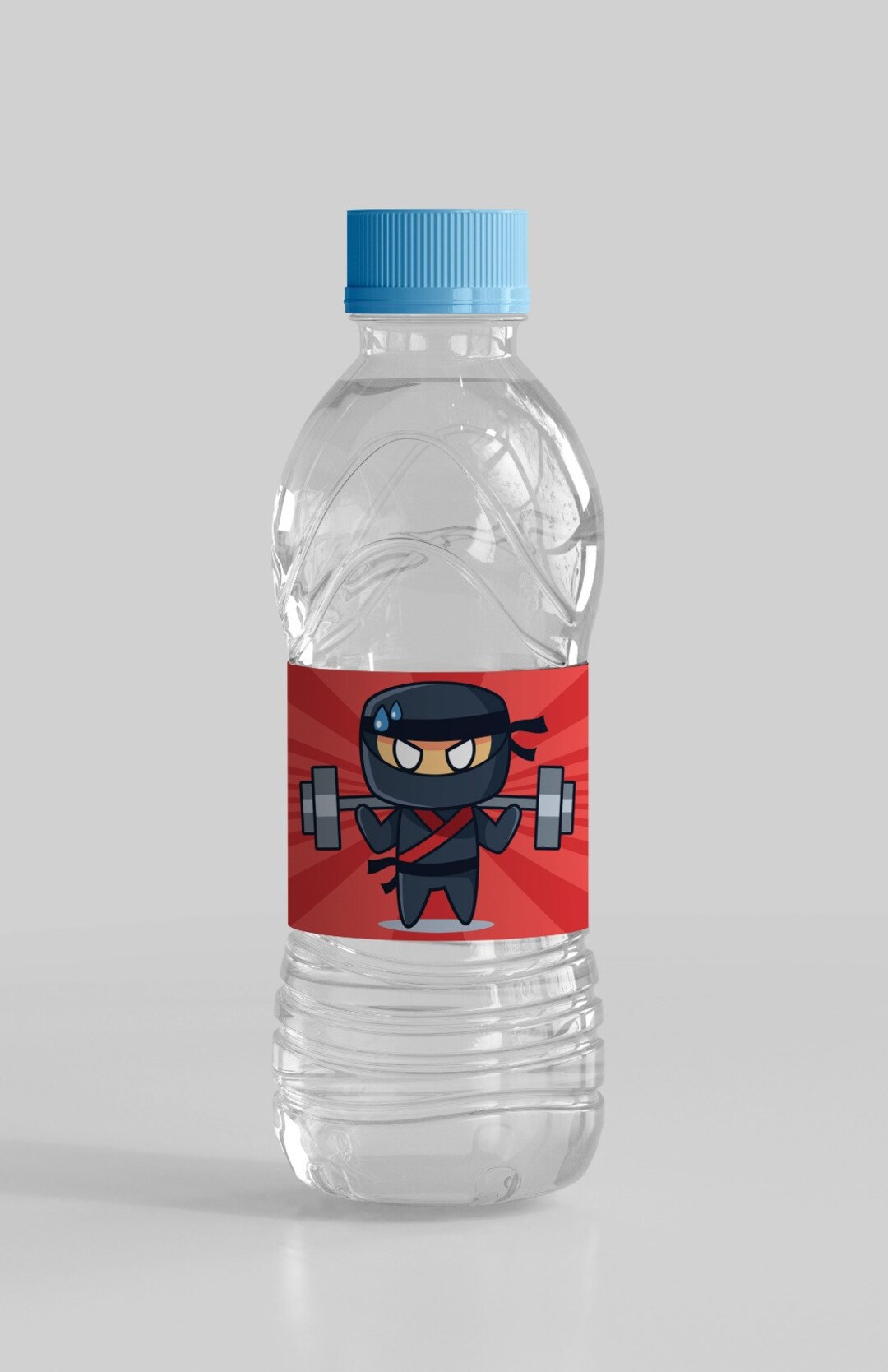 Printable Water Labels for Ninja Themed Birthday Party, DIY Instant ...
