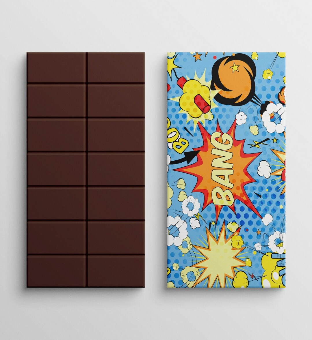 Printable Chocolate Labels for Superhero Themed Birthday Party, Instant ...