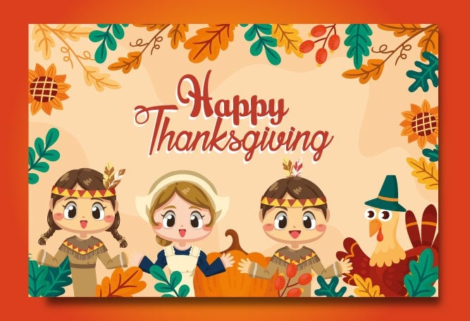 Printable Background for Thanksgiving Themed Party, DIY Instant ...