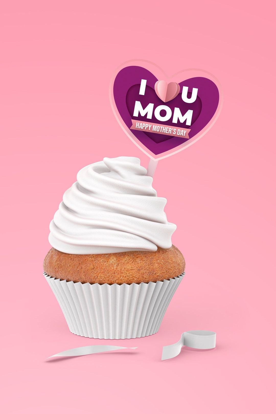 Printable Cupcake Topper for Mother's Day, DIY Instant Download ...