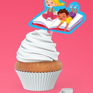 Printable Cupcake Topper for Back to School Event DIY - Etsy