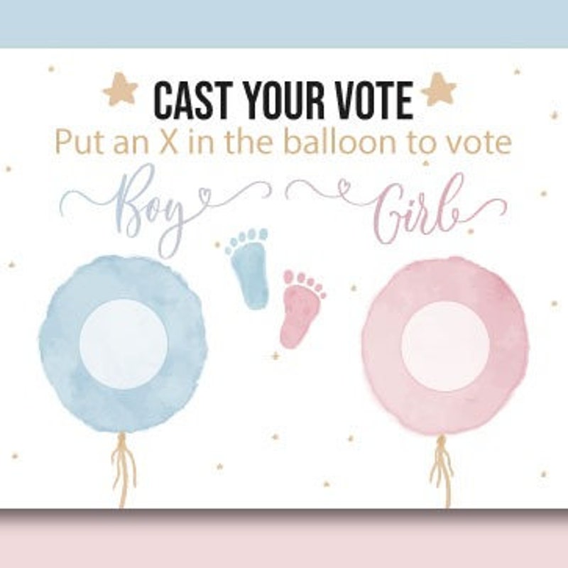 Gender Voting - Etsy