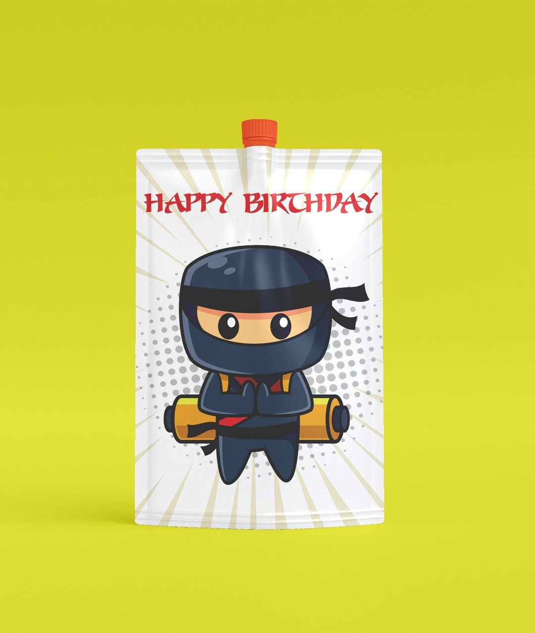 Printable Juice Labels for Ninja Themed Birthday Party, DIY Instant ...