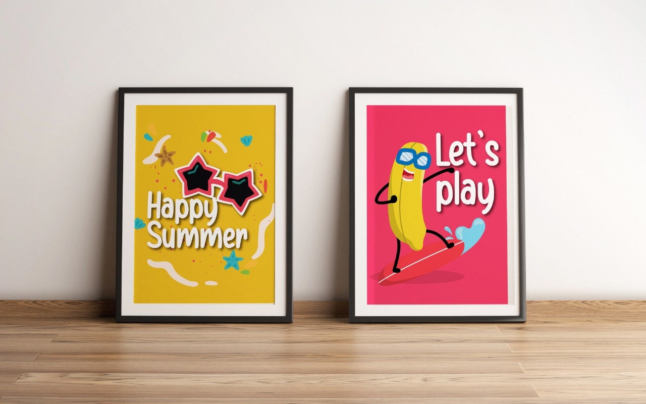 Printable Table Signs for Summer Parties, DIY Instant Download, Summer ...