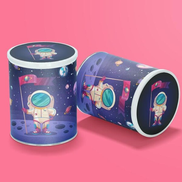 Space Pringles Label - Etsy