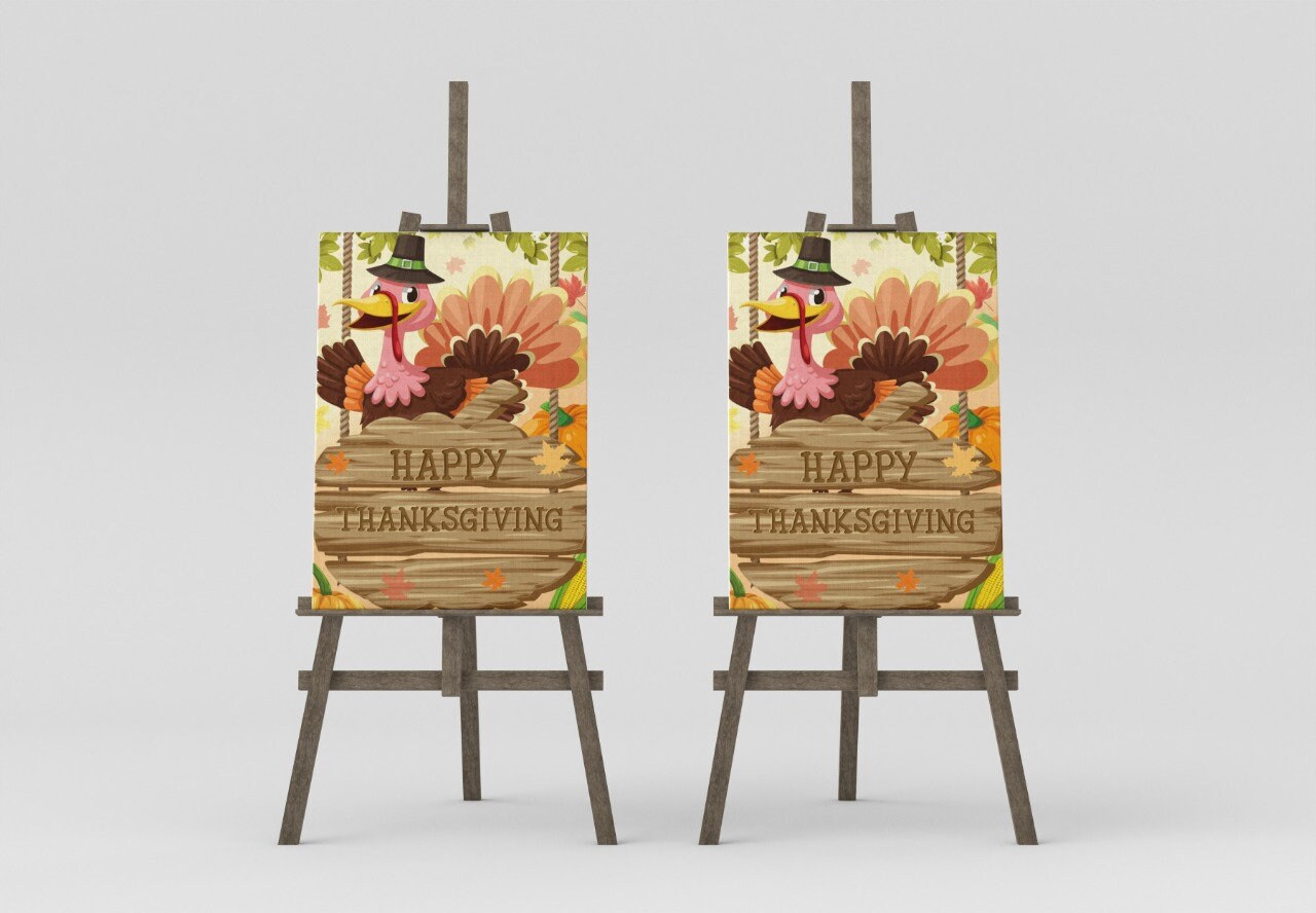 Printable Welcome Sign Small Size for Thanksgiving Themed Party, DIY ...