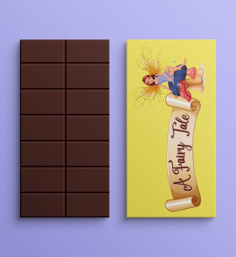 Printable Chocolate Labels for Fairy Tale Girl's Birthday Party, DIY ...