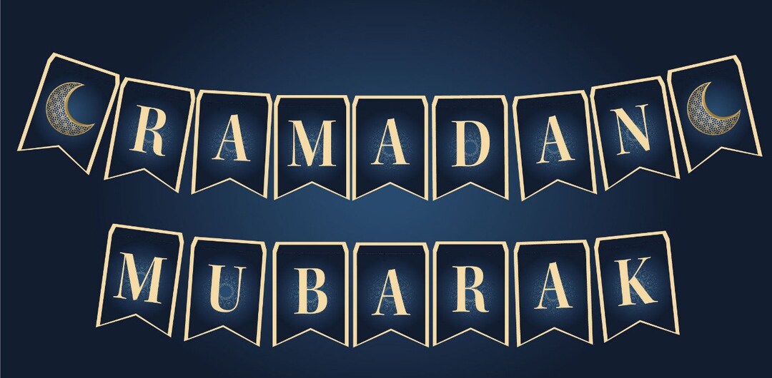 Printable Banners for Ramadan Iftar, Ramadan Kareem, DIY Instant ...