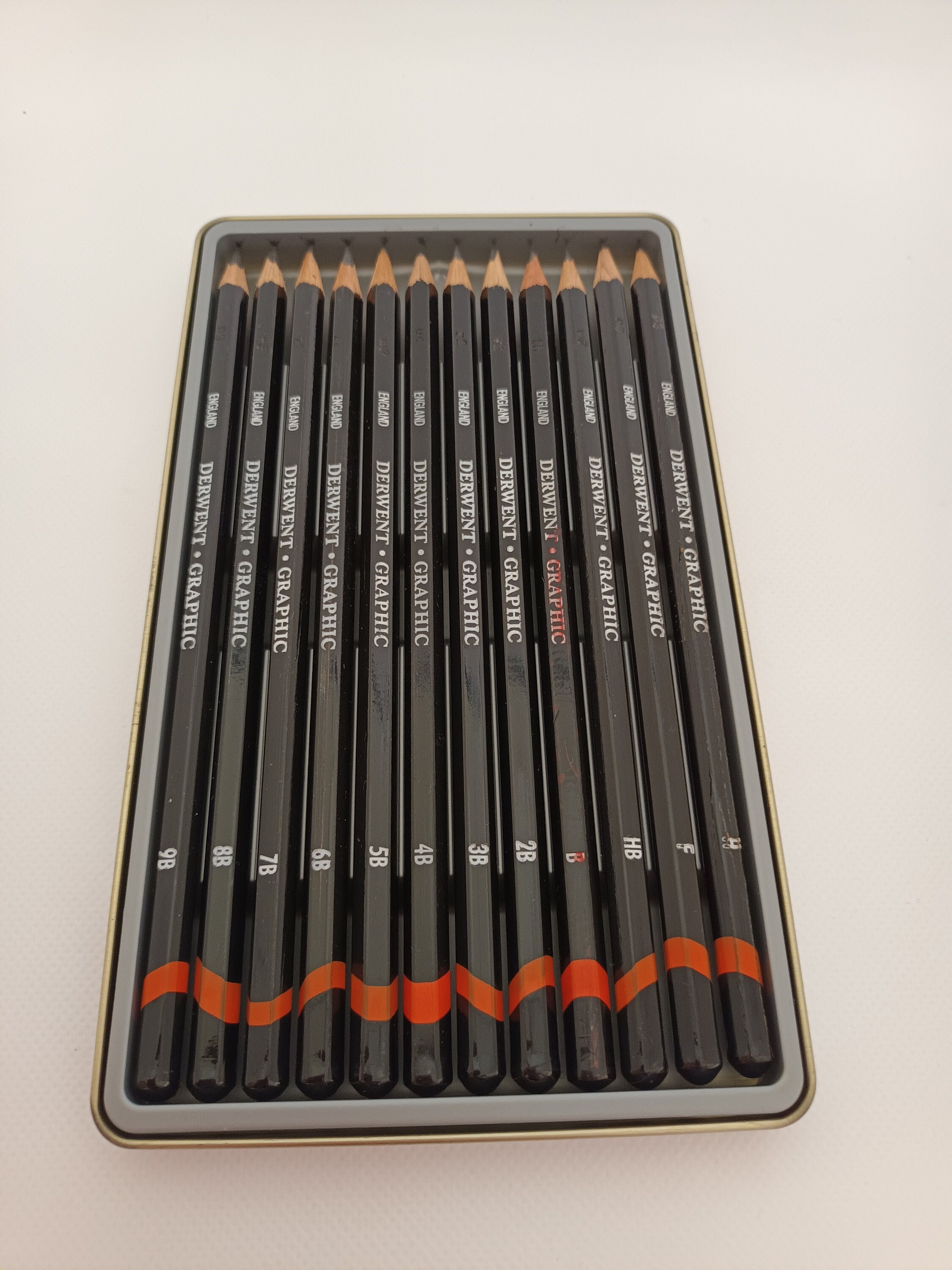 Assorted Pencil Set, Retro Art Materials, Derwent Pencil Set, Drawing ...