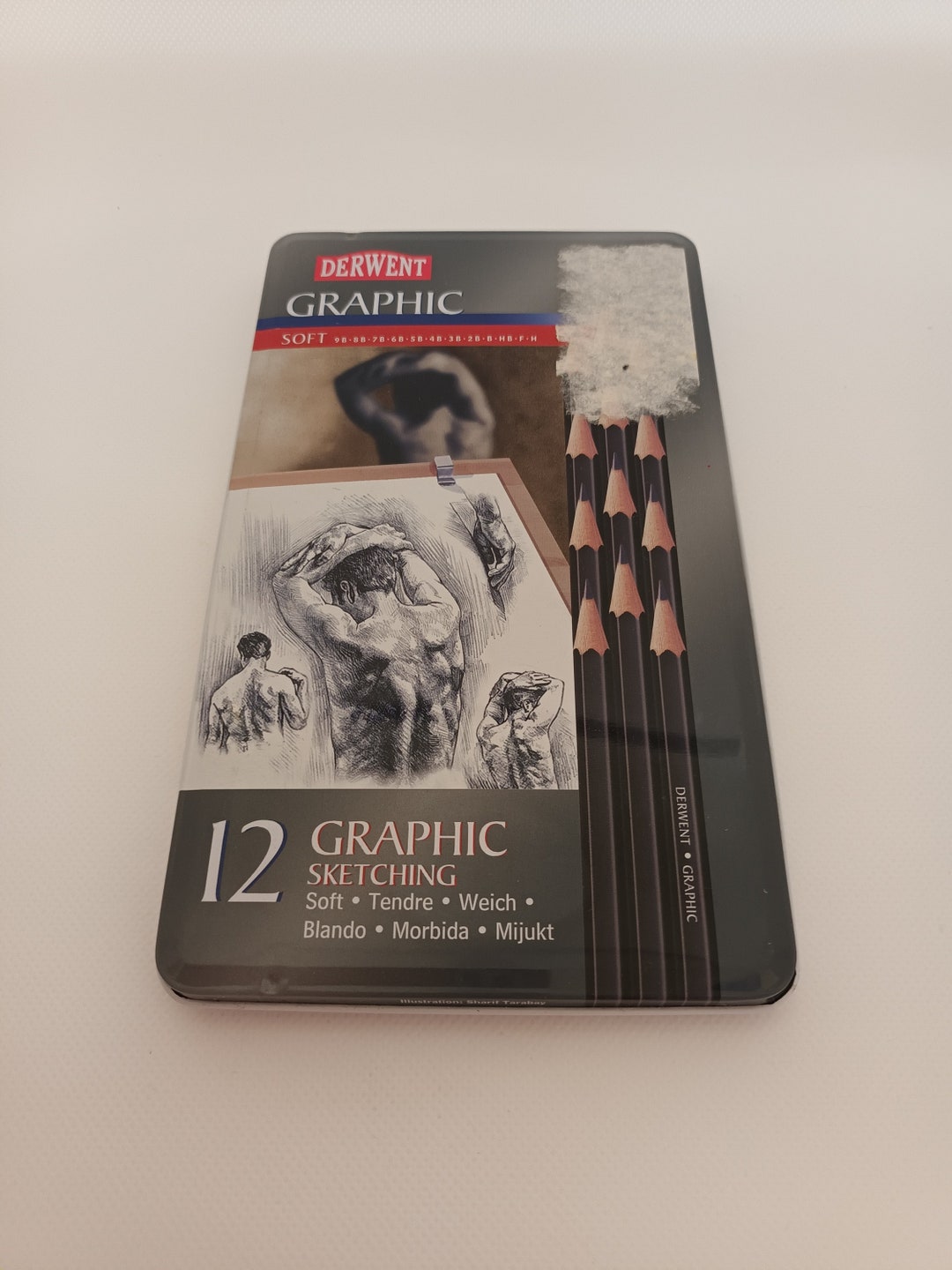 Assorted Pencil Set, Retro Art Materials, Derwent Pencil Set, Drawing ...