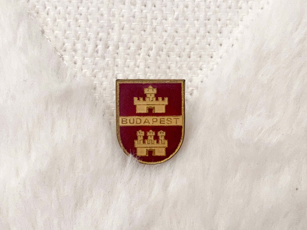 Vintage Budapest Enamel Pin | Antique Budapest Lapel Pin | Vintage ...
