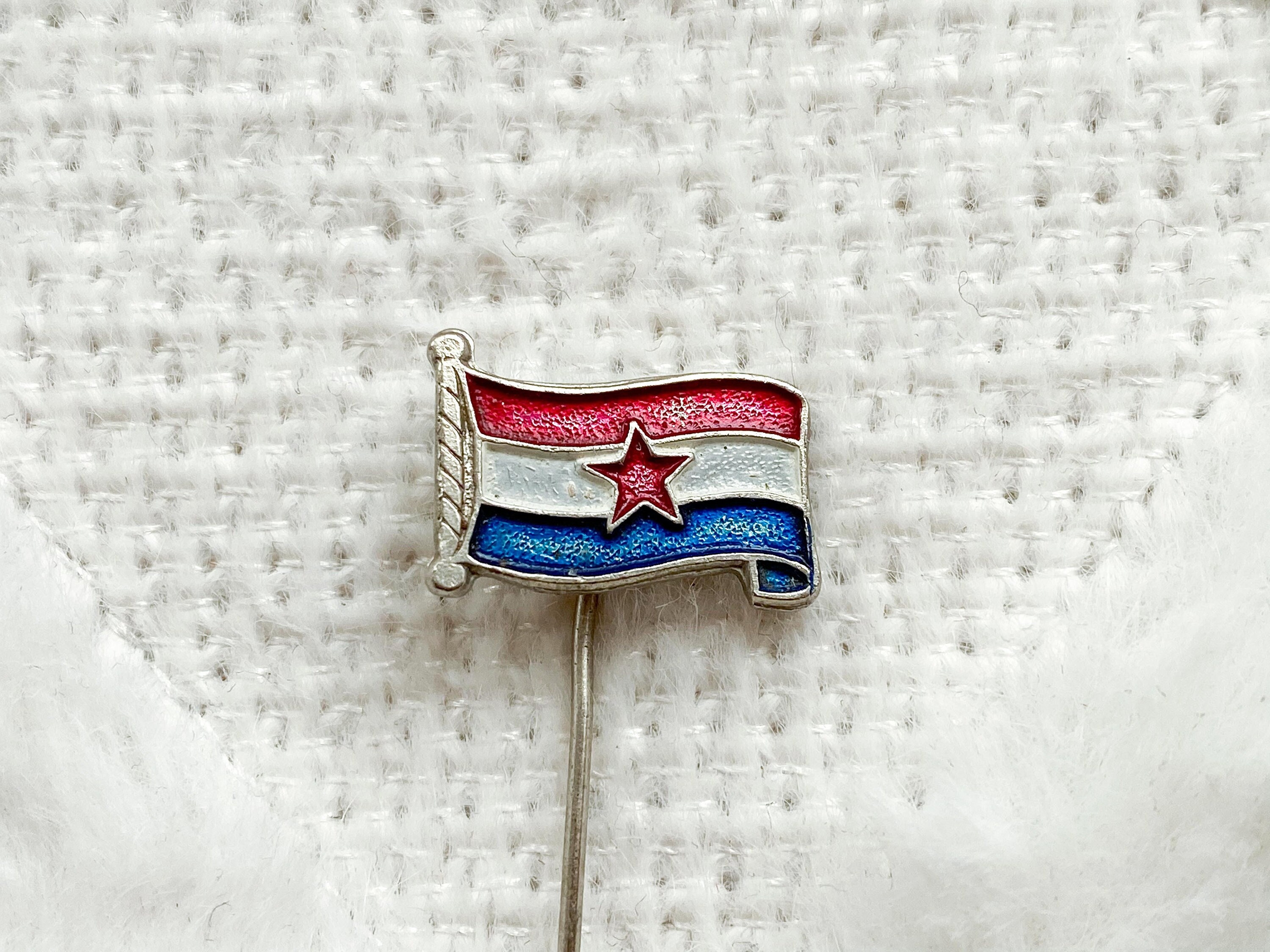 Vintage Socialist Republic of Croatia Flag Enamel Pin | Antique ...