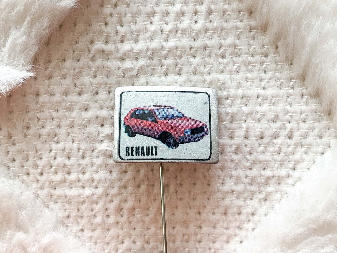 Vintage Iconic Renault 5 Car Pin Antique Renault Lapel Pin From 1980s ...