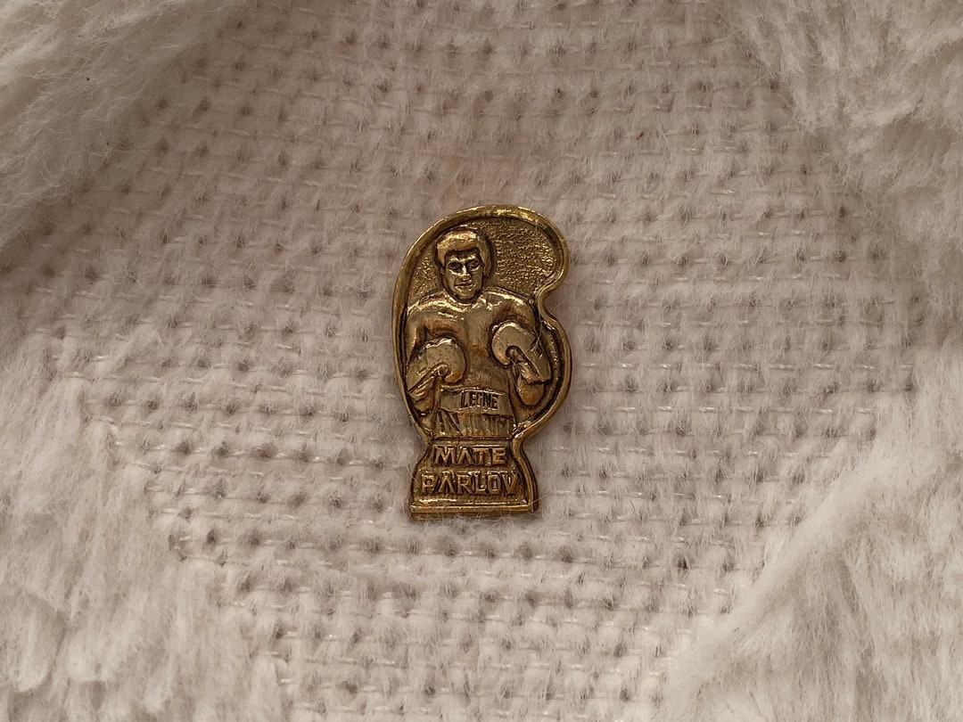 Vintage 1970s Boxing Glove Enamel Pin - Mate Parlov Memorabilia ...