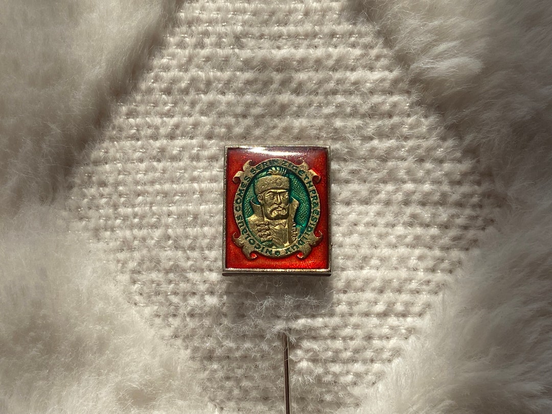 Vintage 1940s Nikola Zrinski Zrínyi Miklós Lapel Pin Perfect Gift for ...