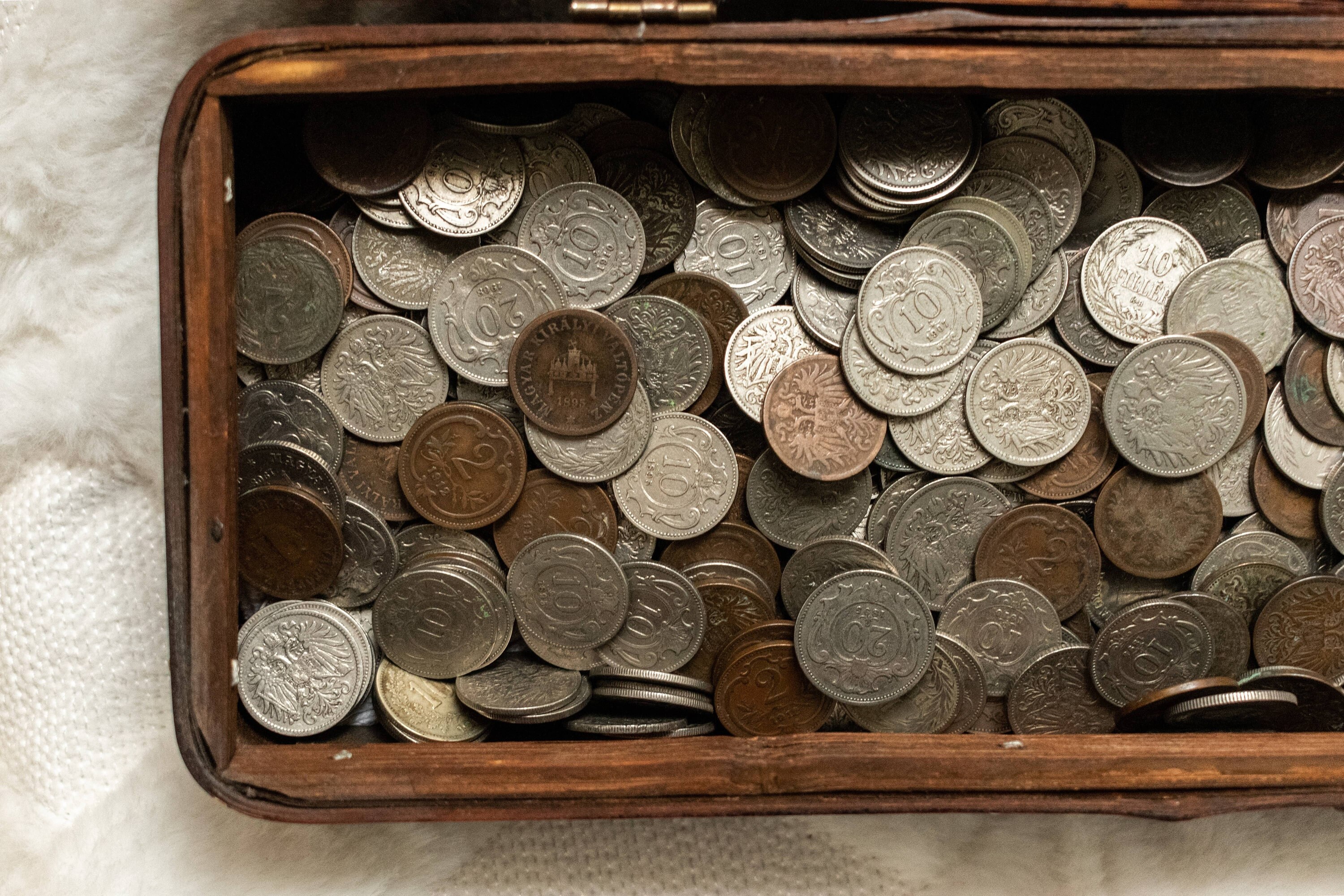 100 Years Old Coin Lot 10 Coins From Austro-hungarian Empire Mystery ...