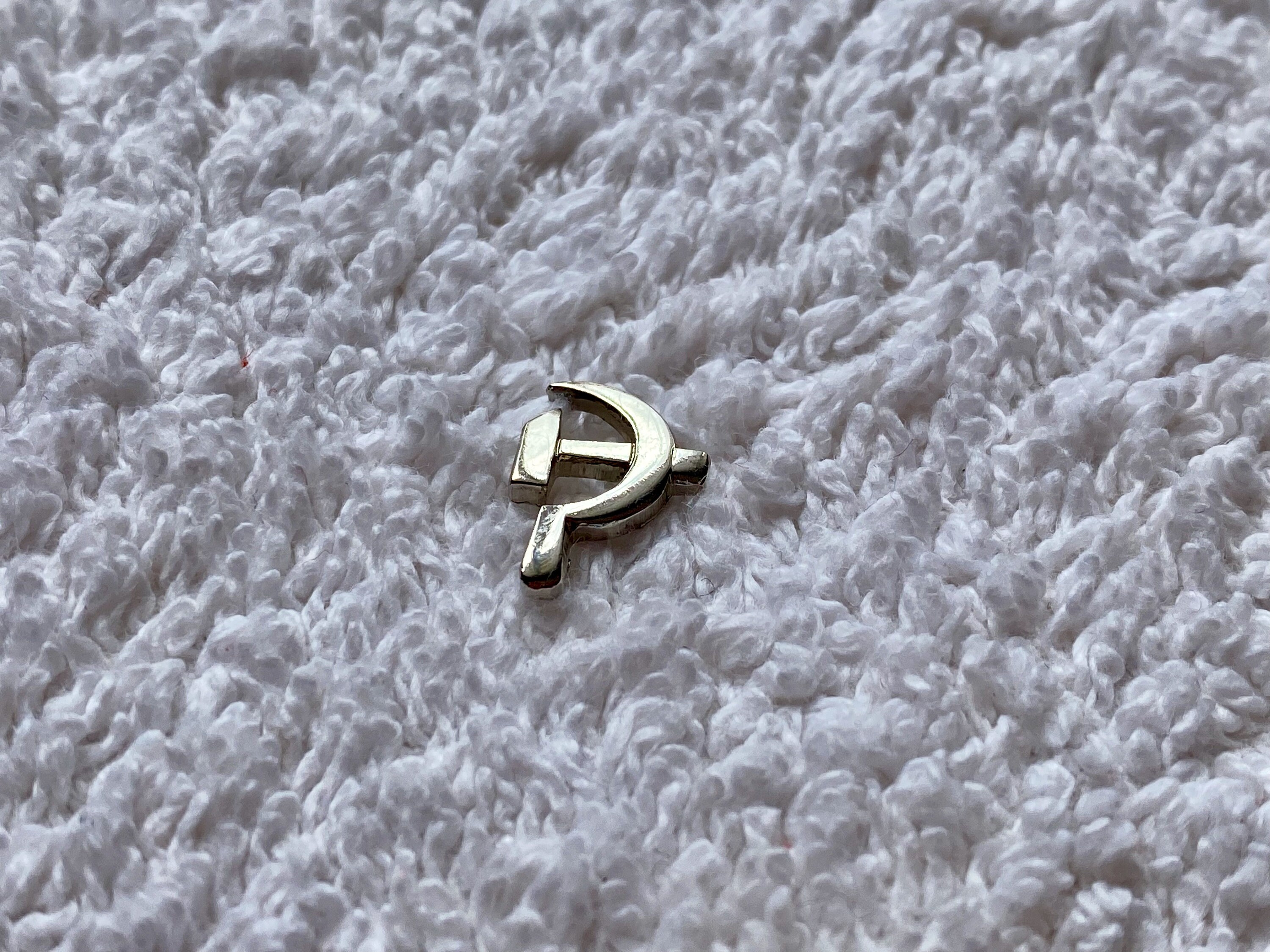 Vintage 1950s Hammer and Sickle Enamel Pin - Authentic Communist Badge ...