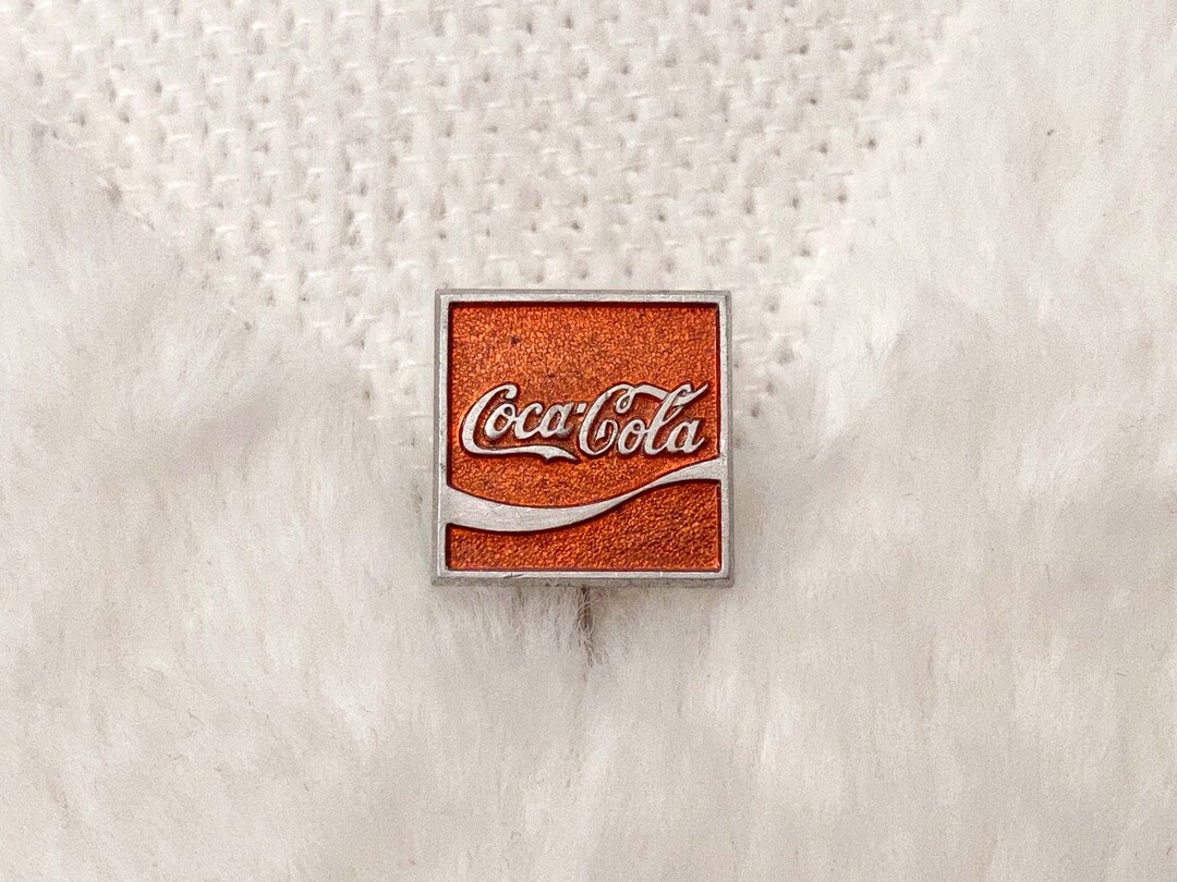 Vintage Coca-cola Lapel Pin From the 1970s | Antique Coca Cola Enamel ...