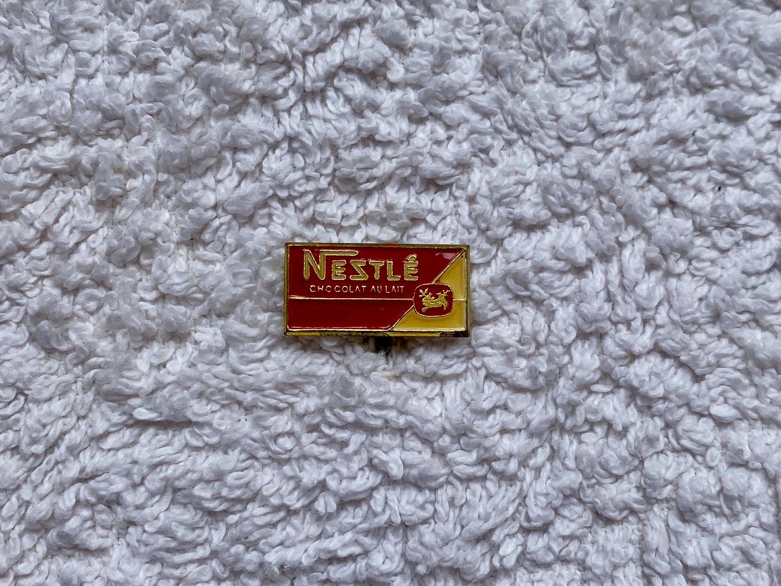 Vintage 1970s Nestlé Enamel Pin Milk Chocolate Wrapper | Rare Antique ...