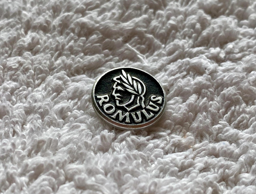 Vintage 1950s Romulus Enamel Pin | Antique Legendary Founder and First ...