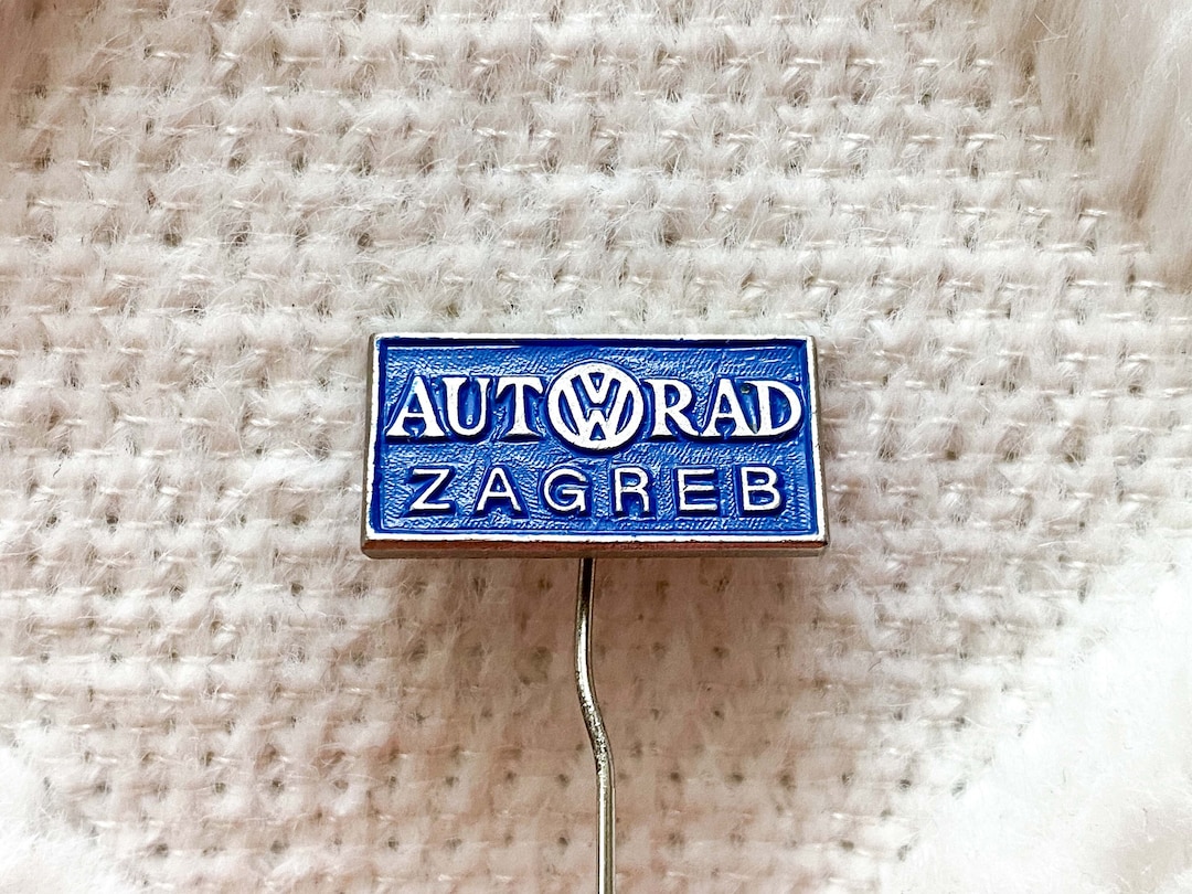 Vintage Rare Volkswagen Pin | Antique Volkswagen Dealership From Zagreb ...