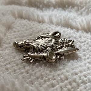 Vintage 1950s German Boar Hunting Enamel Pin - Authentic Boar Hunting ...