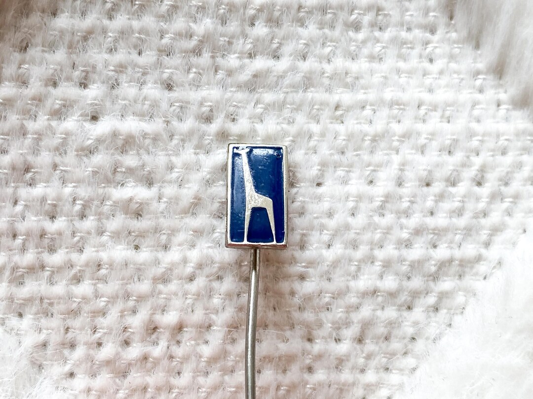 Vintage Giraffe Enamel Pin | Antique Giraffe Lapel Pin | Vintage ...