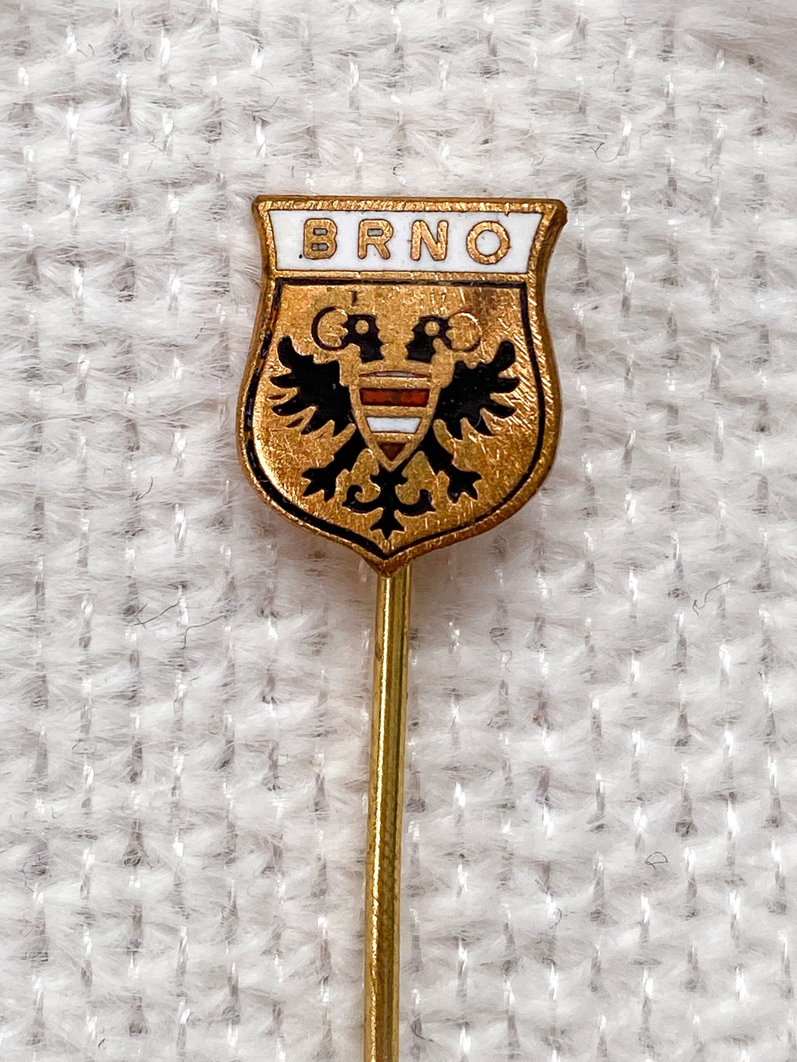 Vintage Brno Coat of Arms Enamel Pin Antique Brno Lapel Pin Vintage ...