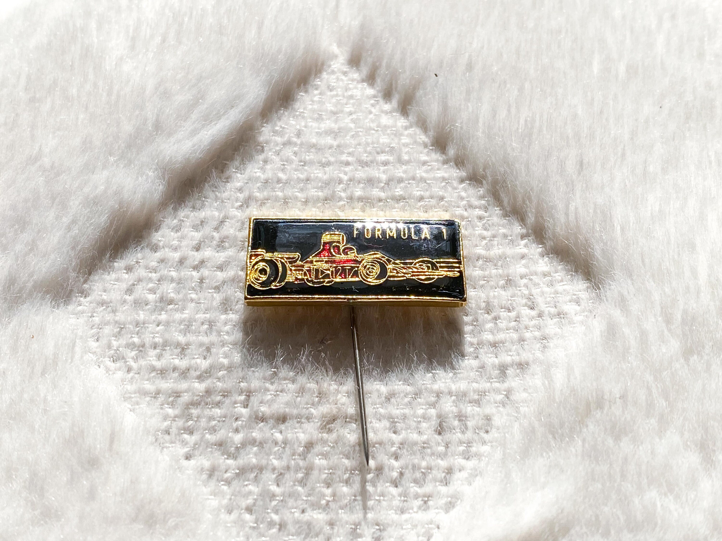 Vintage Formula One Pin From the 1980s | Antique Black Formula 1 Badge ...