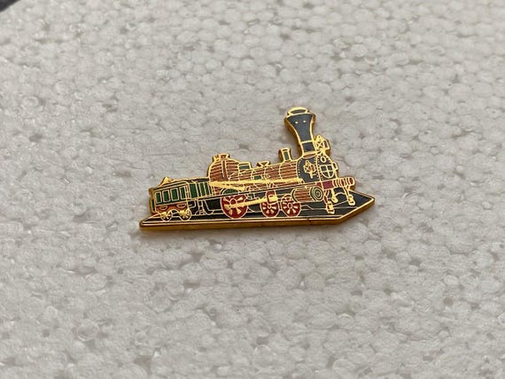 Rare European Steam Locomotive Enamel Pin Badge – Vin… - Gem