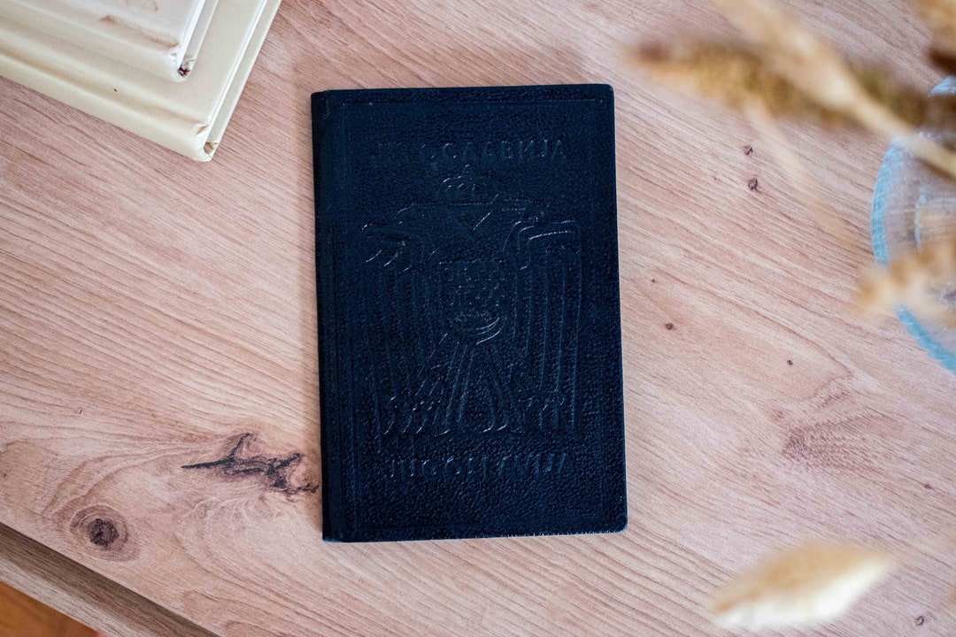 1940s Antique Employment Records Book From Kingdom of Yugoslavia ...