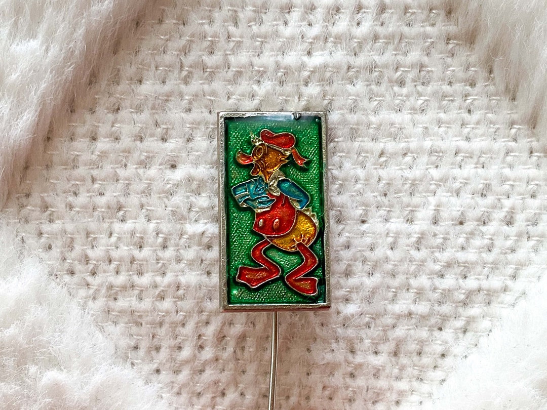 Vintage Donald Duck Enamel Pin Antique Donald Duck Lapel Pin - Etsy