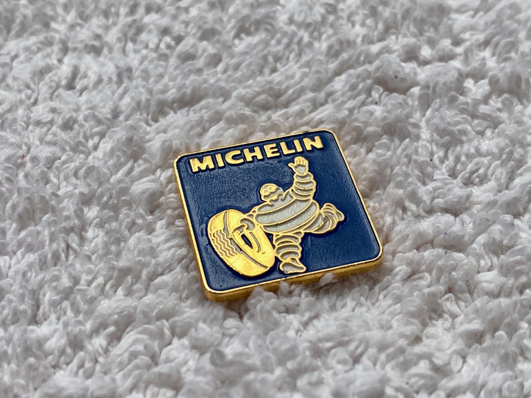 Vintage Rare 1960s Michelin Man Enamel Pin Authentic Iconic Michelin ...