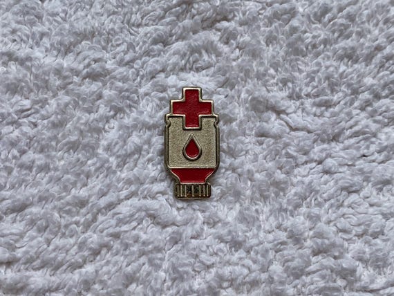 Vintage 1960s Blood Donation Milestone Badge from Yug… - Gem