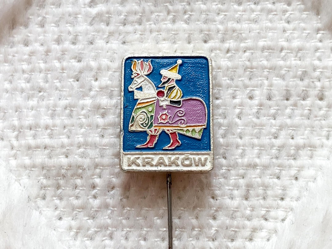Vintage Krakow Lajkonik Enamel Pin | Antique Krakow Symbol Lapel Pin ...