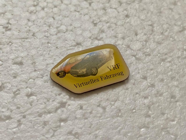 Rare Vintage 2000s Mercedes-benz VRF Virtuelles Fahrzeug Enamel Pin ...