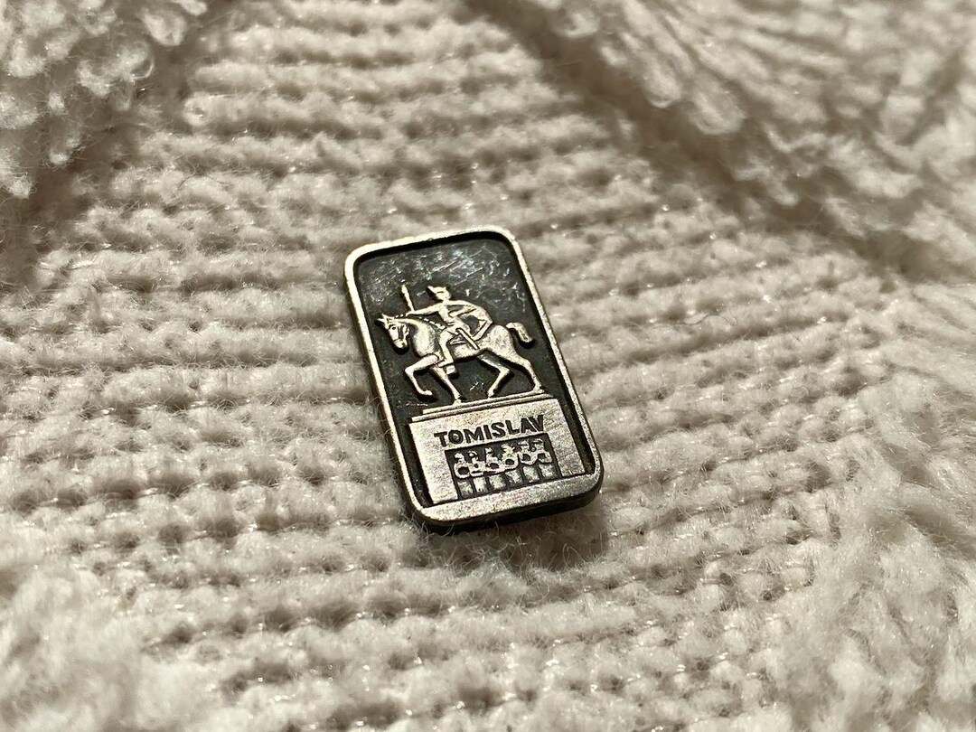 Rare 1940s Vintage King Tomislav of Croatia Enamel Pin | Authentic ...