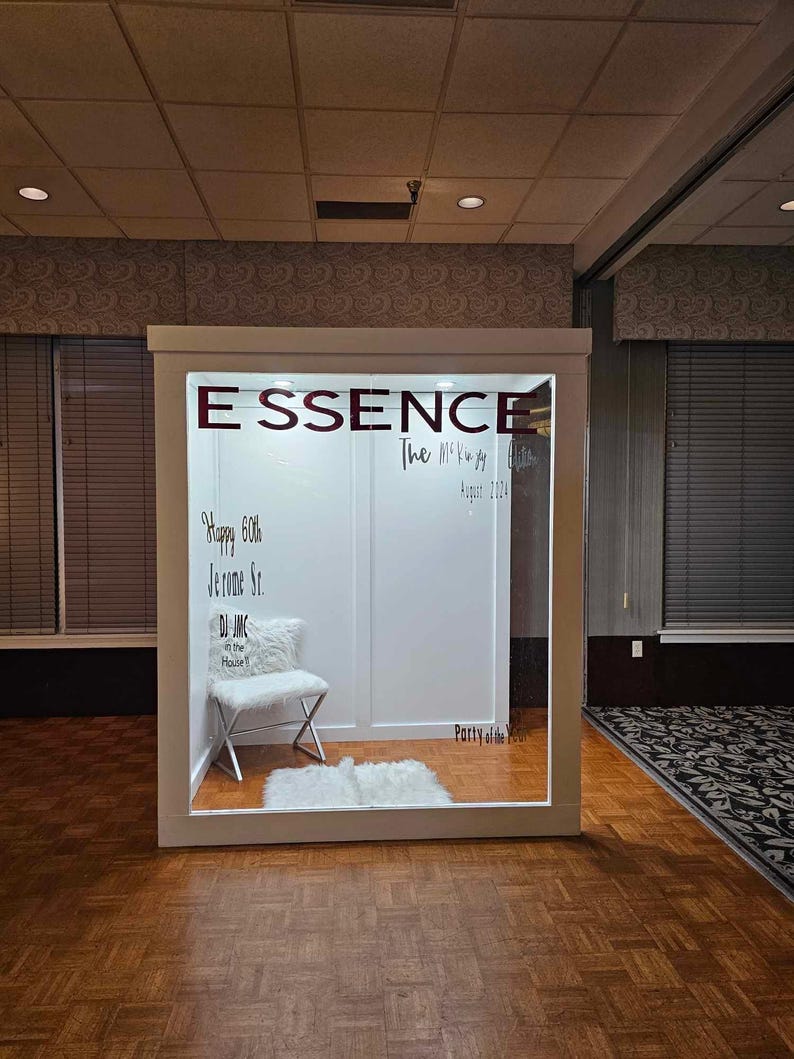 Build Plans for Magazine Photo Booth - Etsy