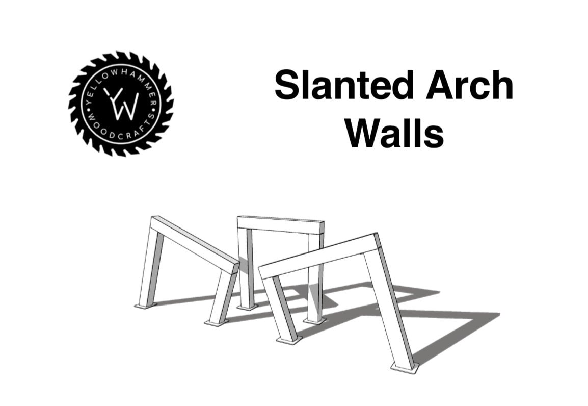 Build Plans for Slanted Arches - Etsy