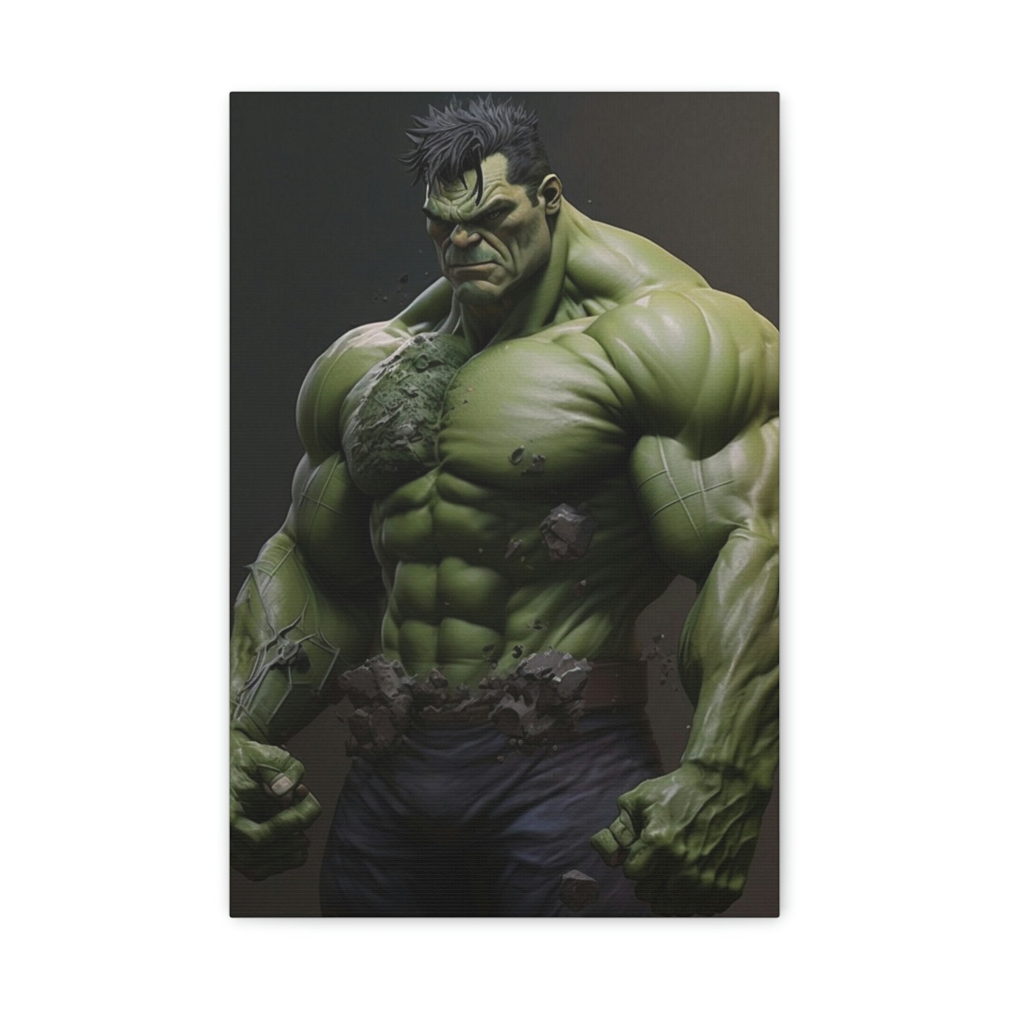 Ultra Realistic Hulk Wall Art DC Style - Etsy