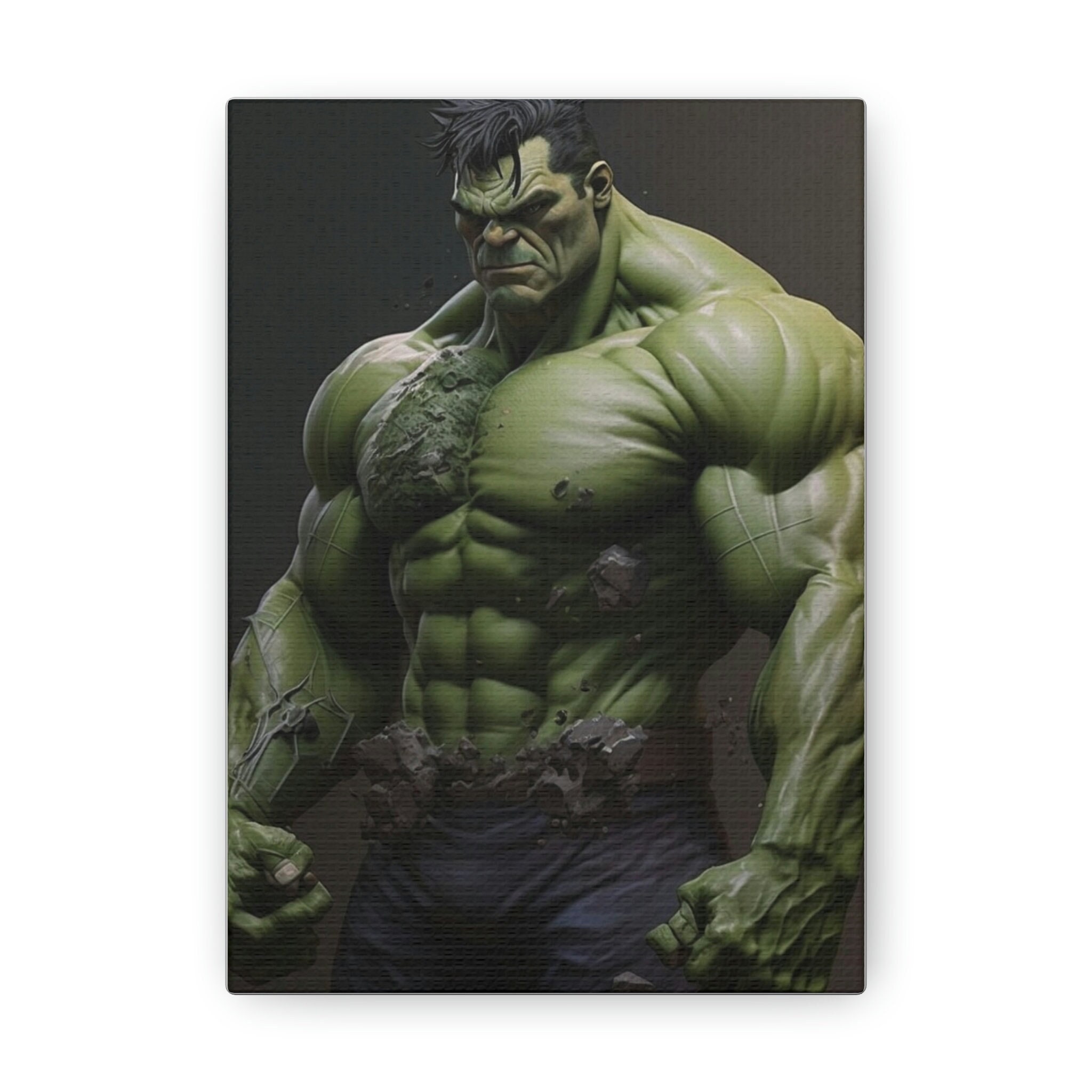 Ultra Realistic Hulk Wall Art DC Style - Etsy