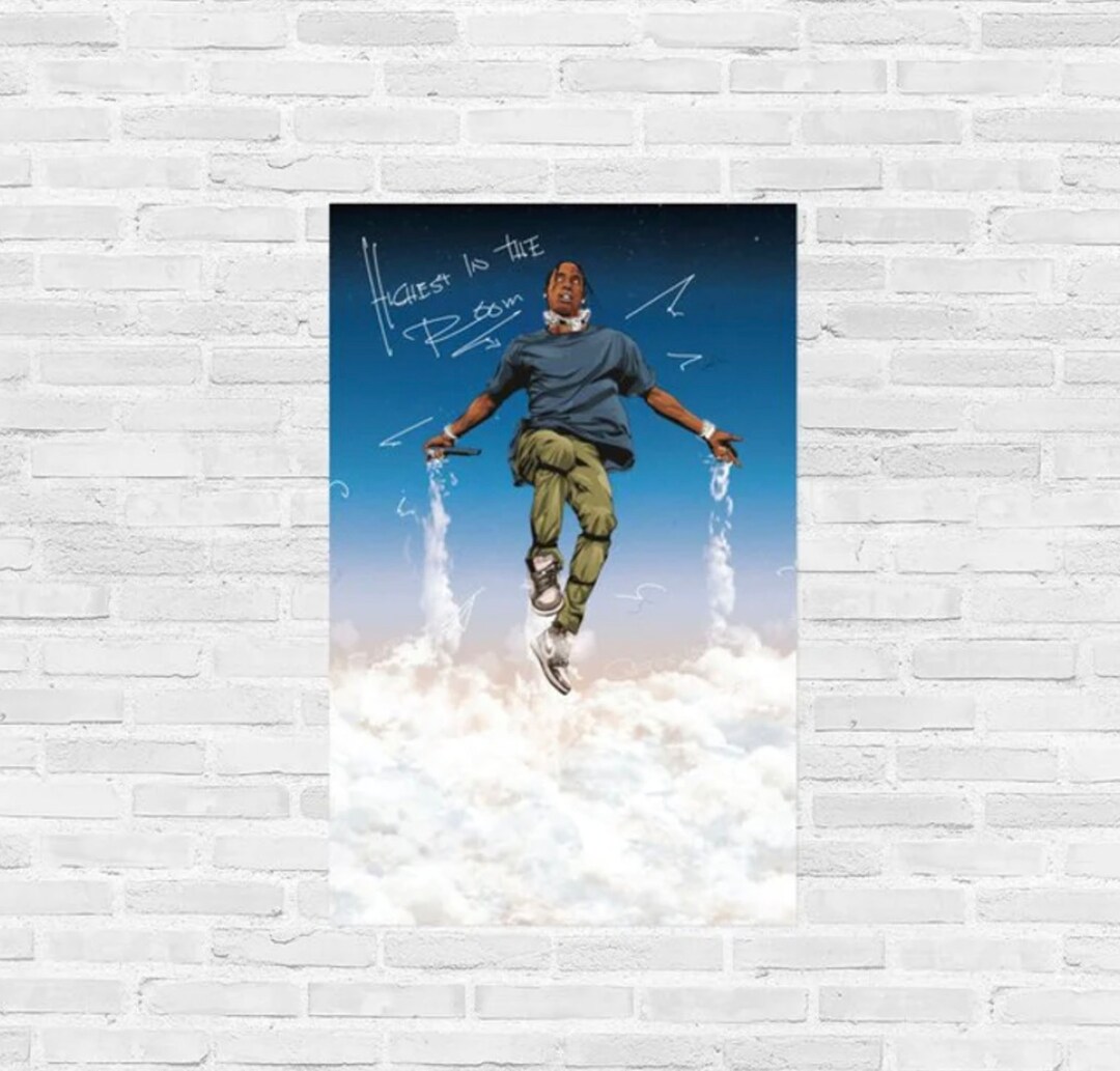 Travis Scott Canvas Art Poster 24" X 36" - Etsy